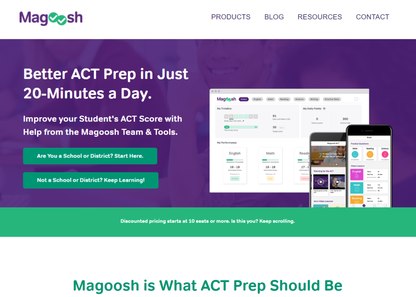 Magoosh Test Prep Products