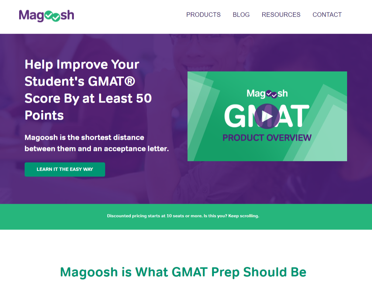 Magoosh Test Prep Products